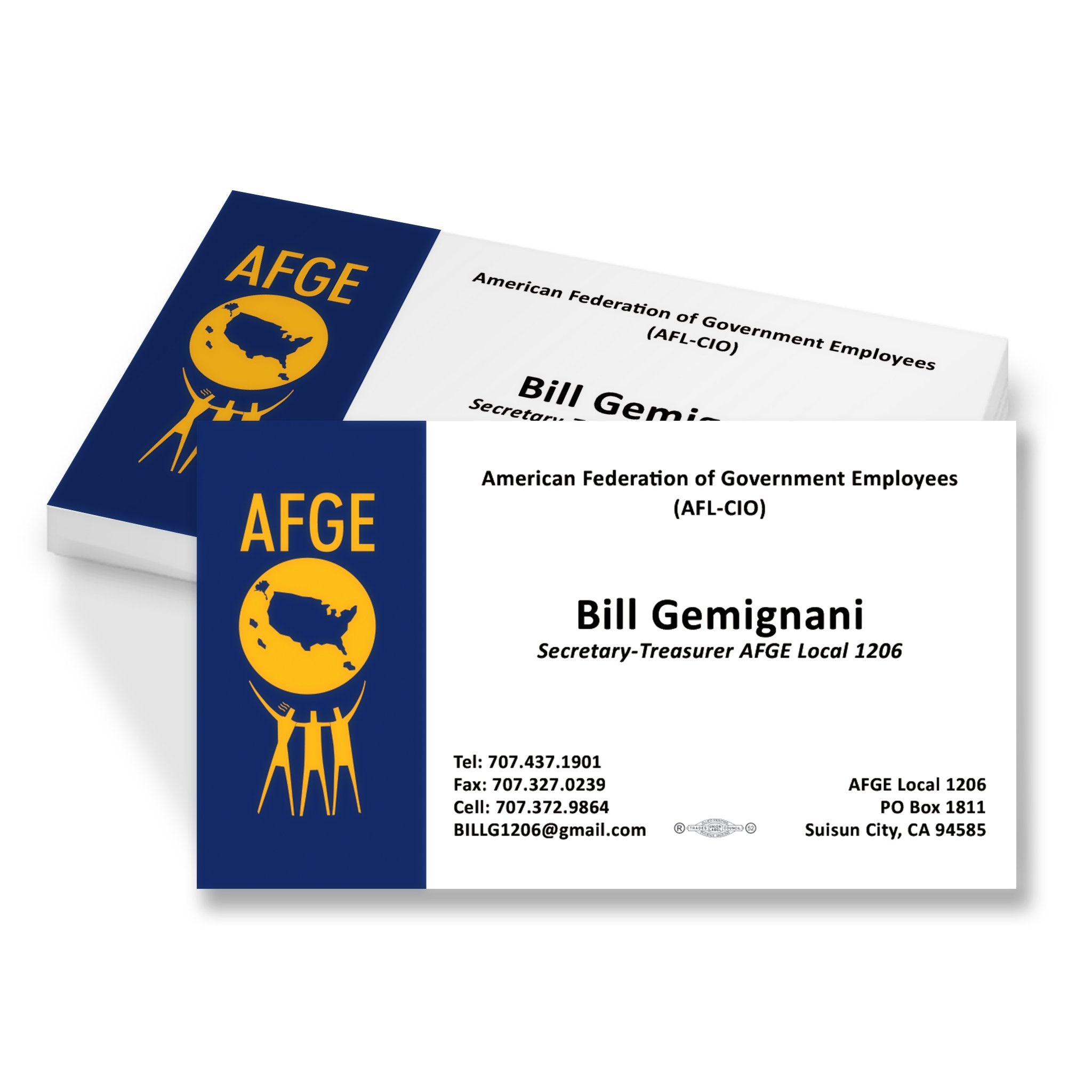 Union Printed Business Cards