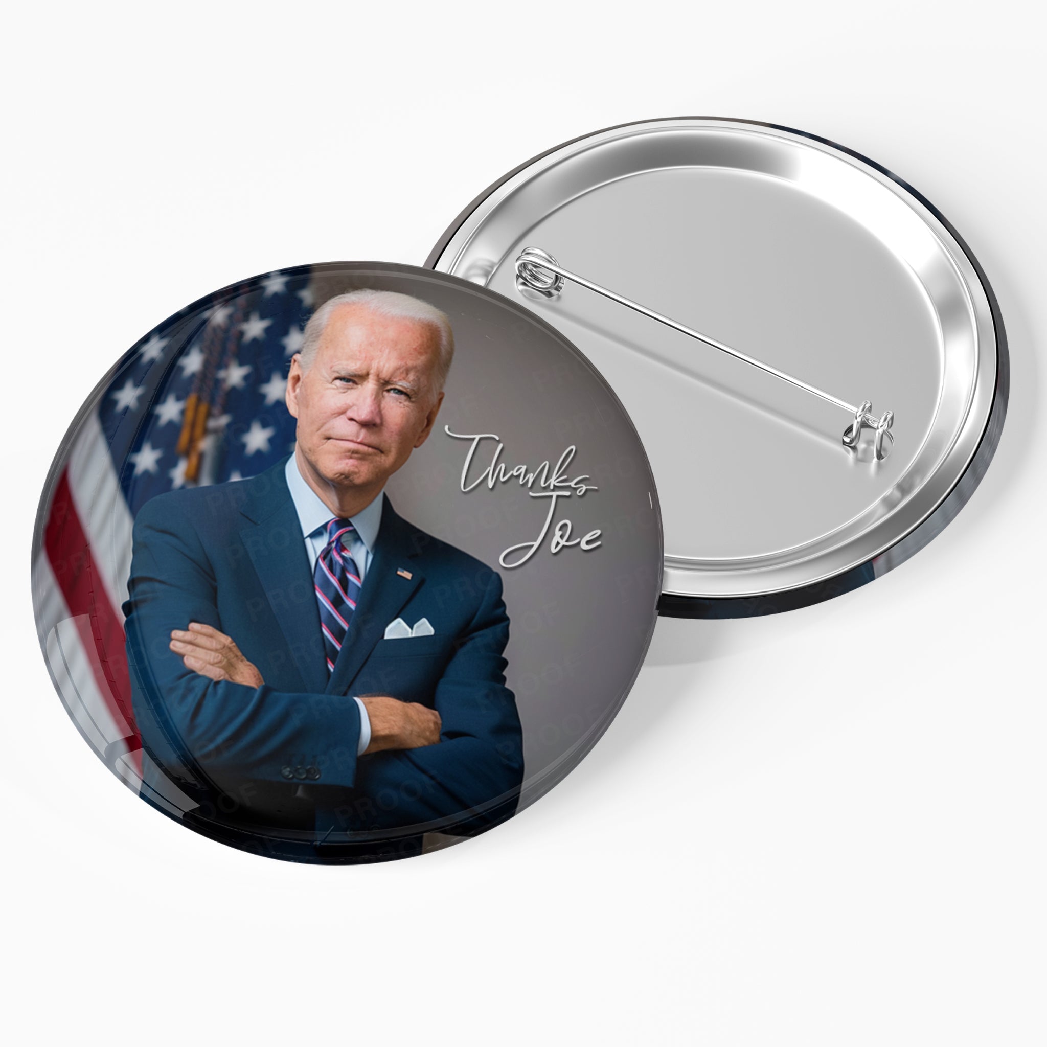 Thanks Joe Pin Back Button / JB24-105 – Buttonsonline