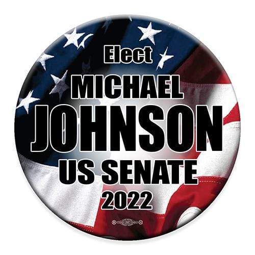 Political Campaign Button Template - PCB-124 – Buttonsonline