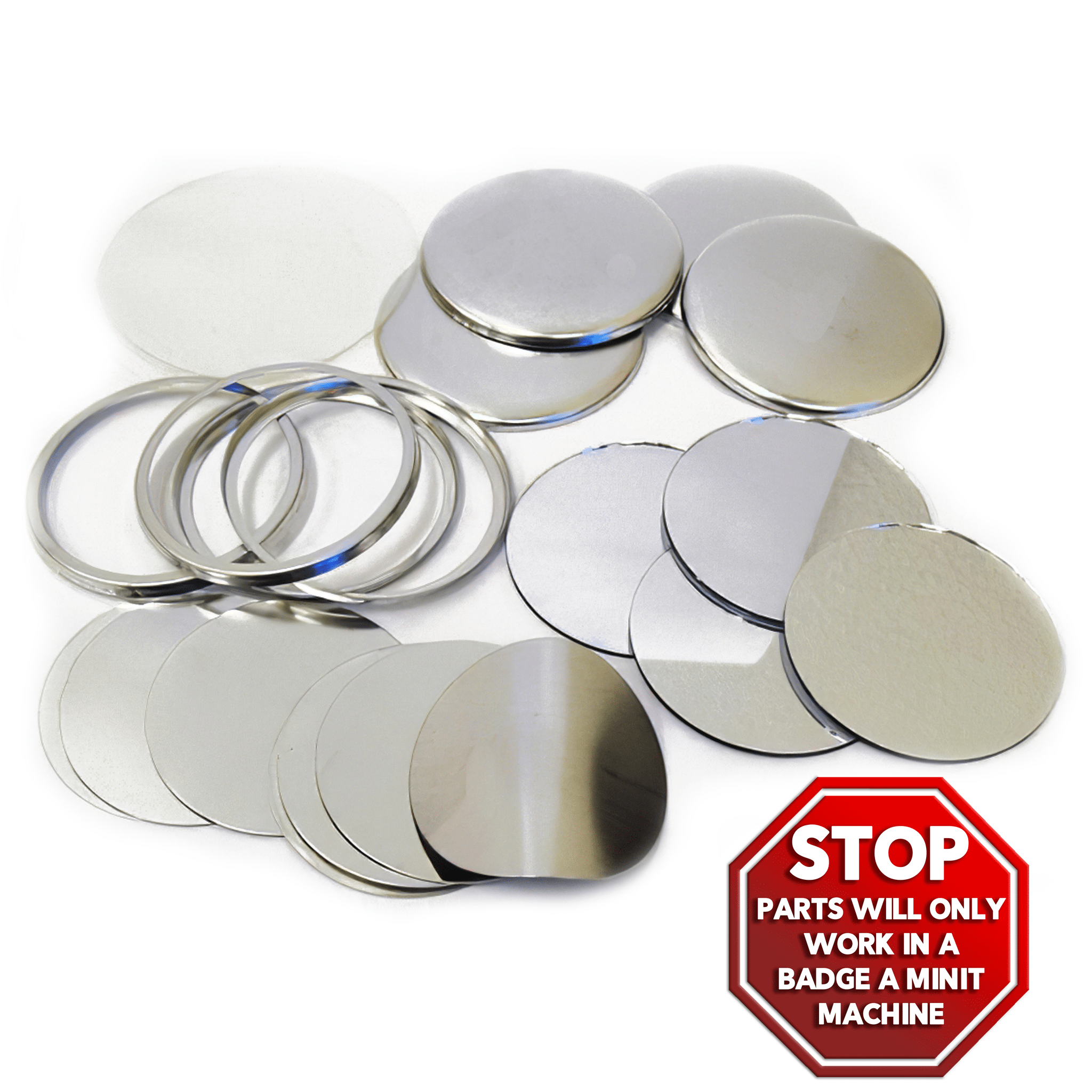 Mirror-back Button Sets for BADGE-A-MINIT 3" – Buttonsonline