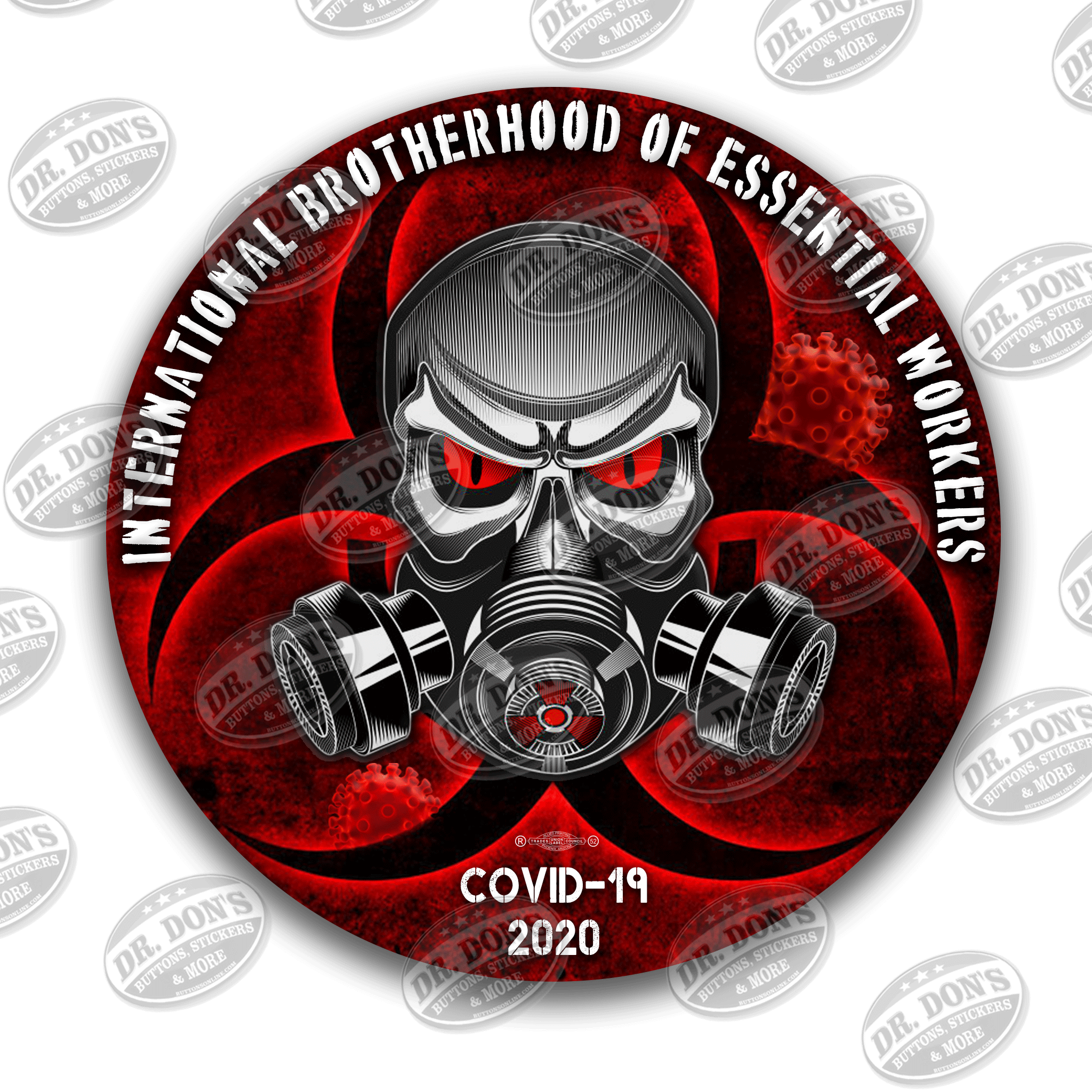 Essential Worker Hard Hat Vinyl Sticker / UBEW-10-Brotherhood ...