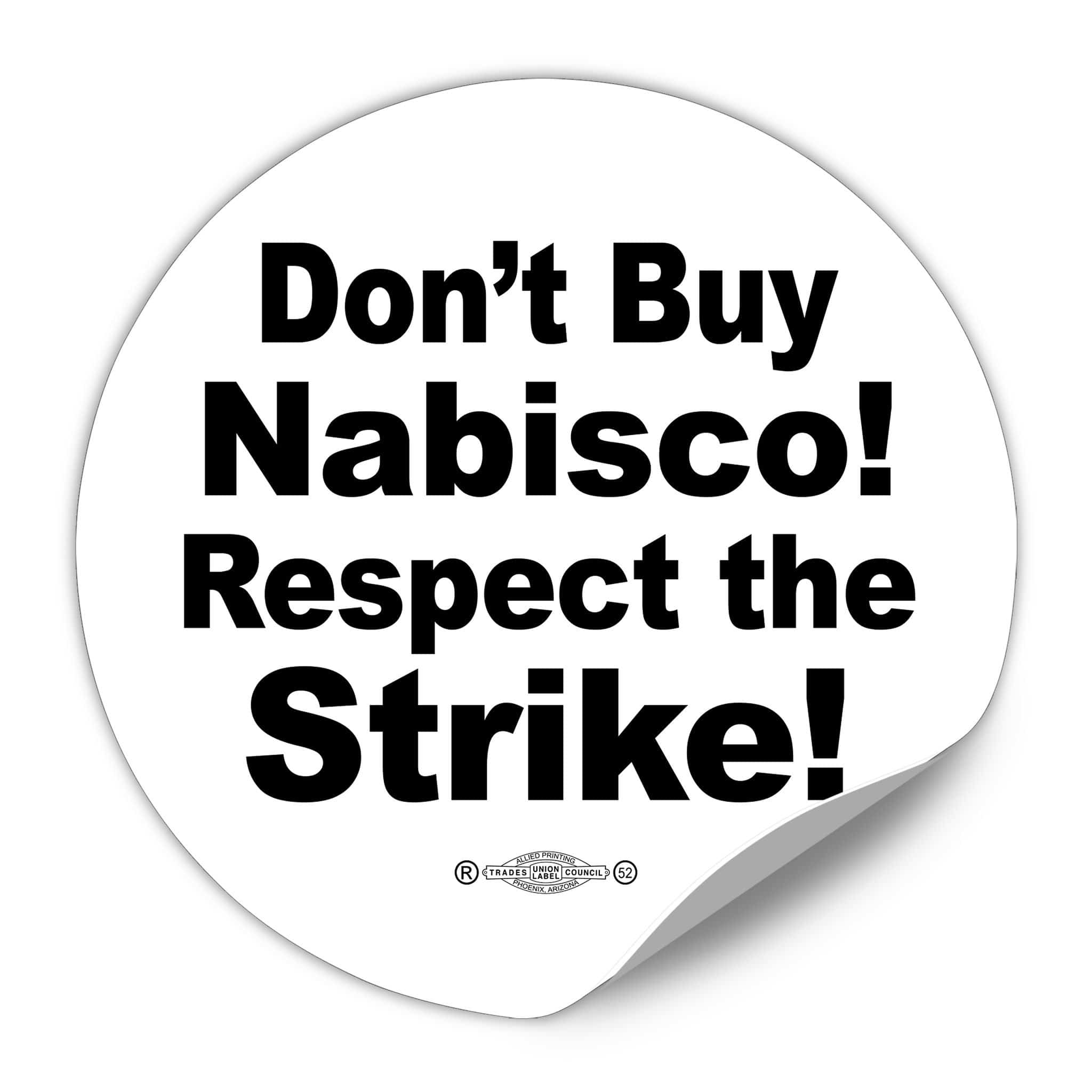 Nabisco Strike Stickers – Buttonsonline