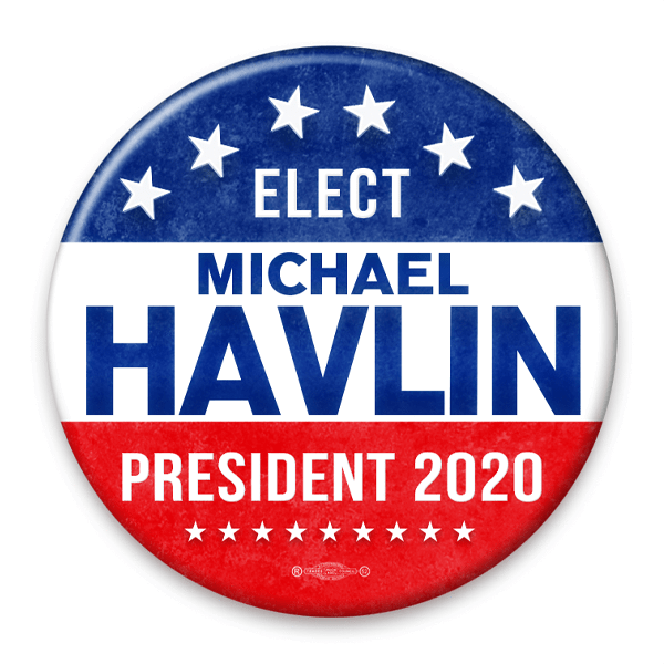 Political Campaign Button Template - PCB-113 – Buttonsonline